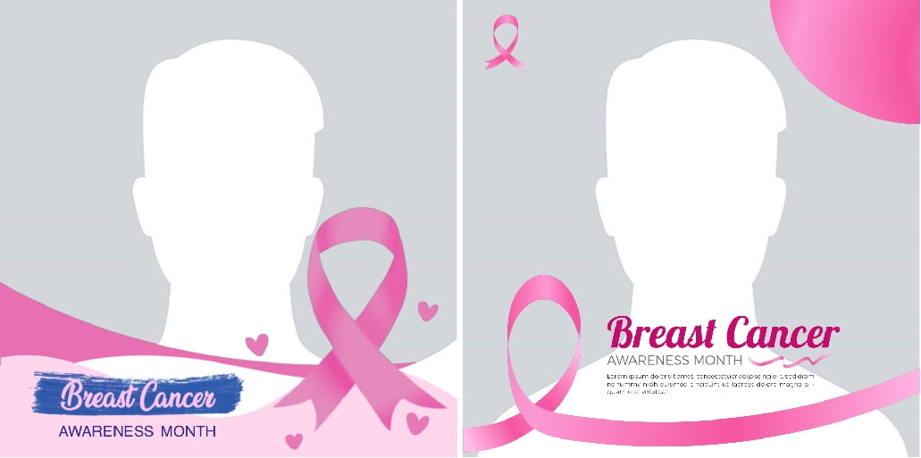 Pink Ribbon Profile Picture Frame For Breast Cancer Awareness ...