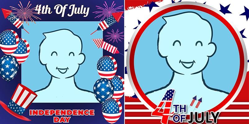 Happy 4th Of July 2022 Profile Picture Frame | USA Independence Day ...