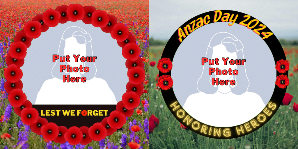 Anzac Day 2024 Profile Picture Frame And Overlays - Profilesframe.com