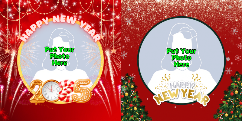Happy New Year 2025 Profile Picture Frame - Profilesframe.com